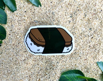 Musubi Sticker Cute Musubi Vinyl Sticker Musubi Vinyl Sticker Foodie ...