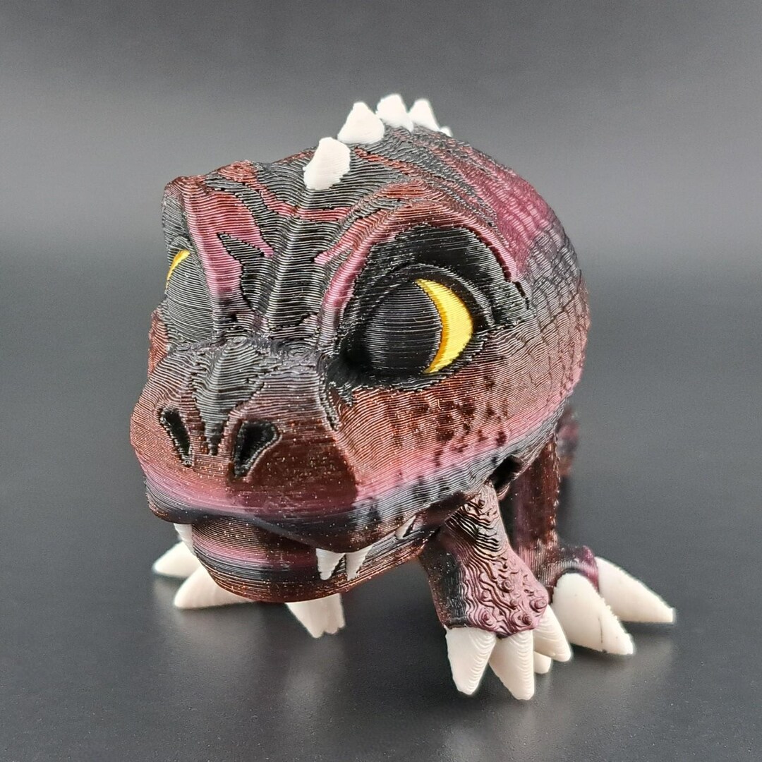 T-rex Puff, Tyrannosaurus Puffling, Dino Puff, Puff Ball, 3d Printed ...