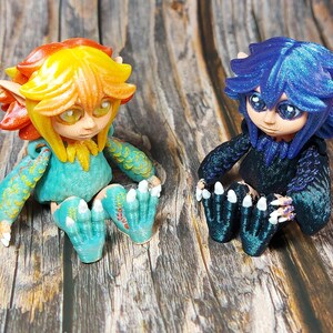 Harpies 3D Printed Articulating Harpy Baby Child Kids Flexi Desk Fidget ...