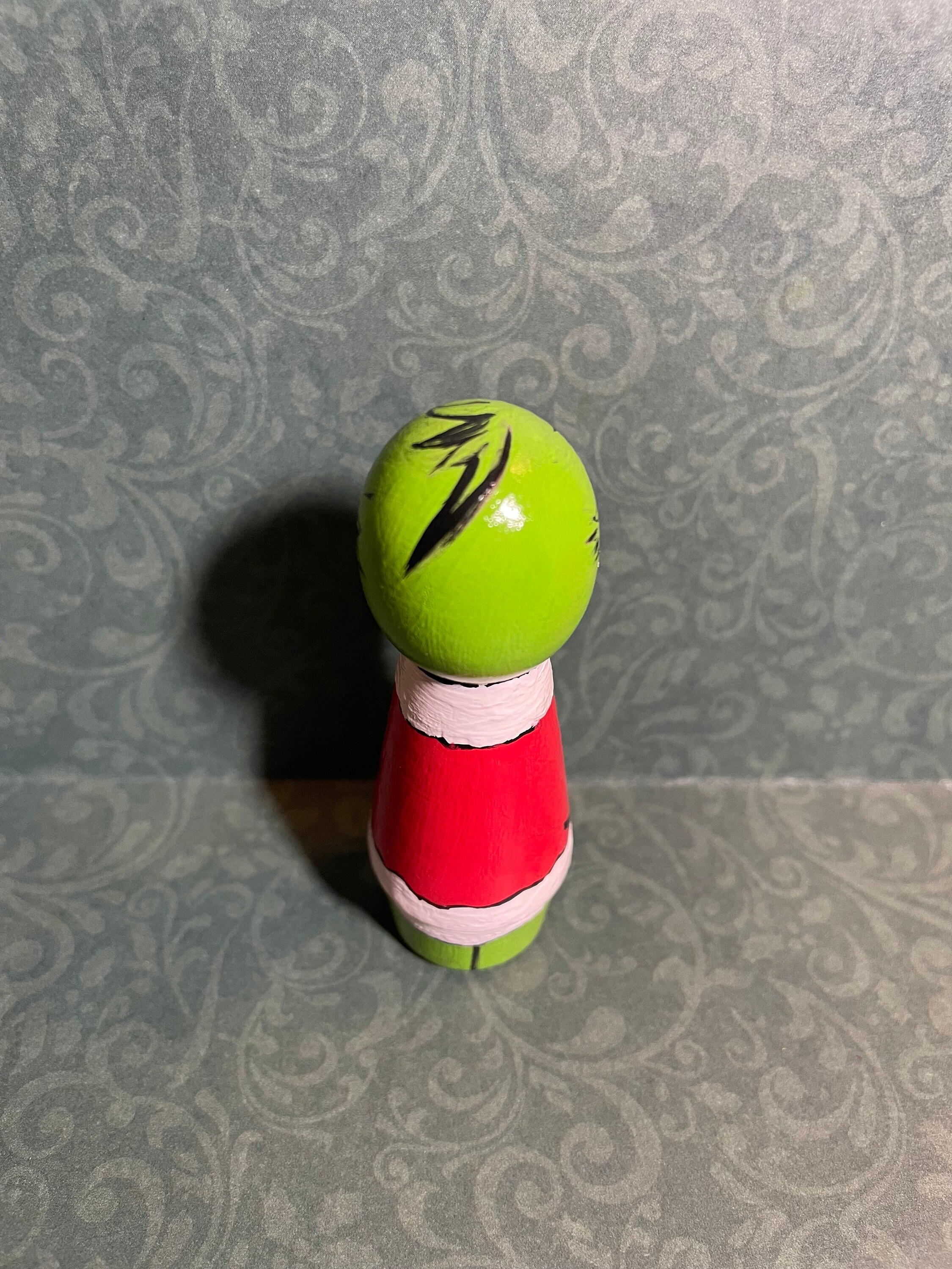 Grinch, the Grinch, Peg Doll, Grinch Peg Doll, Wood Doll, Toy ...