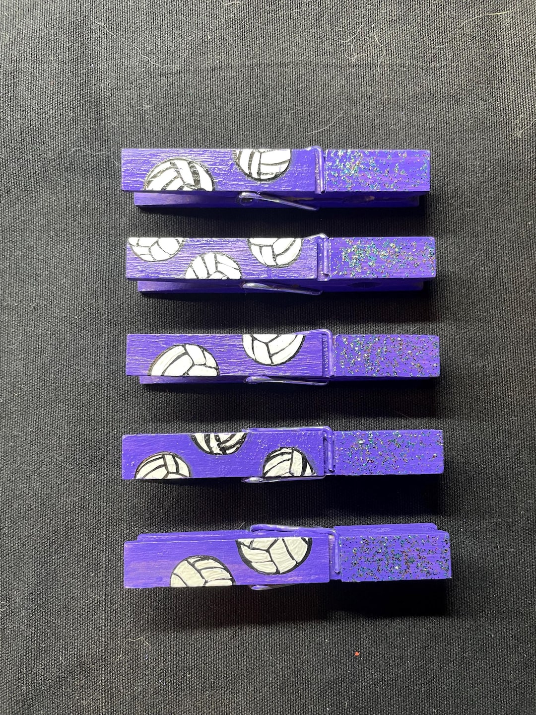 Volleyball Spirit Clips (set of 5) Spirit Clips, Spirit Pins, Sports ...