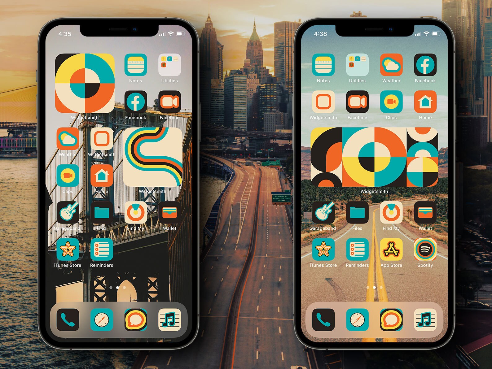 Ios 14/ios 15 App Icons, Retro Aesthetic, Hand Drawn Illustrated iPhone ...