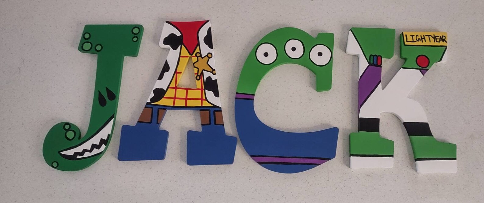 Toy Story Painted Letters - Etsy