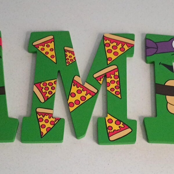 Tmnt Letters - Etsy
