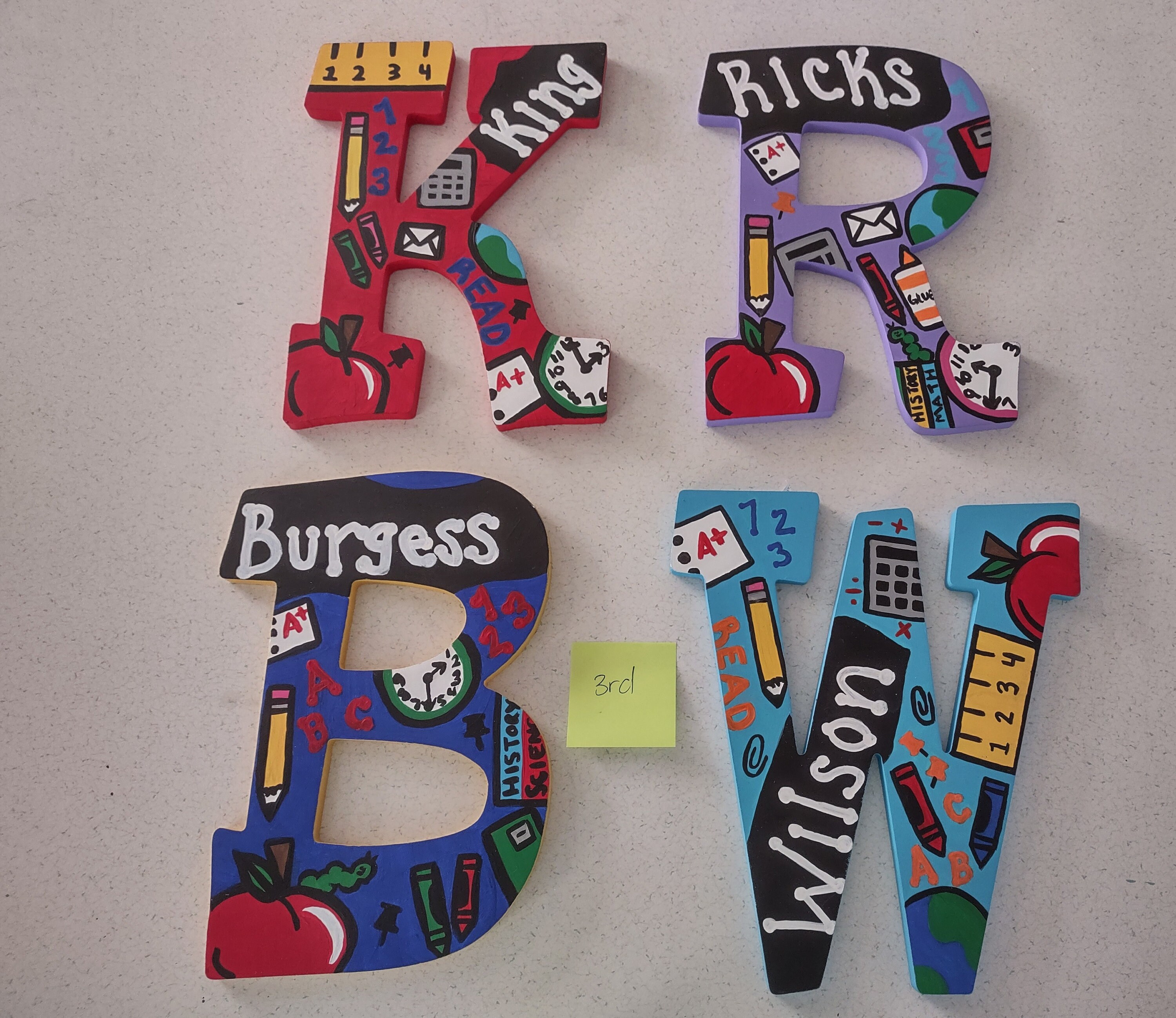 Custom Hand Painted Letters.. - Etsy