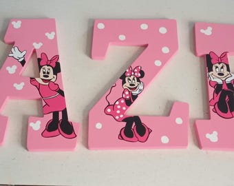 Minnie Mouse Letters 3D, Minnie Mouse Birthday Party Decorations ...