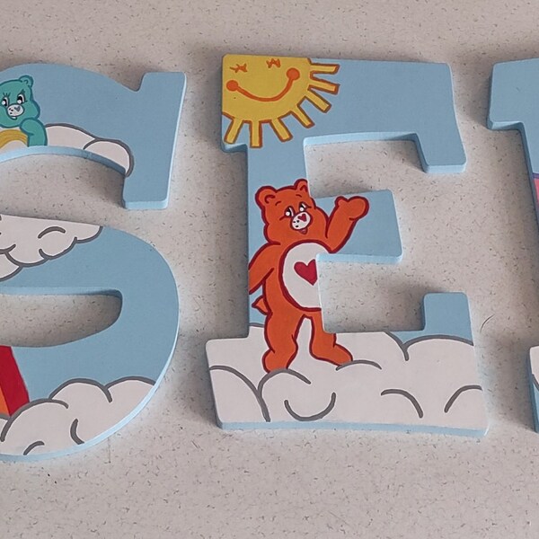 Hand Painted Wall Letters - Etsy