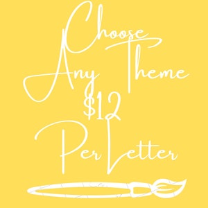 Custom Hand Painted Letters.. - Etsy