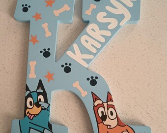 Bluey Milestone Hand-painted 12 Wood Plaque Nursery Wall Art Wooden ...