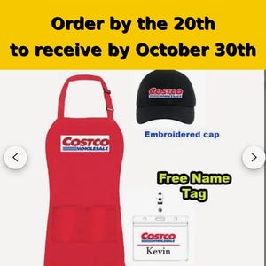 Costco Employee Costume - Etsy