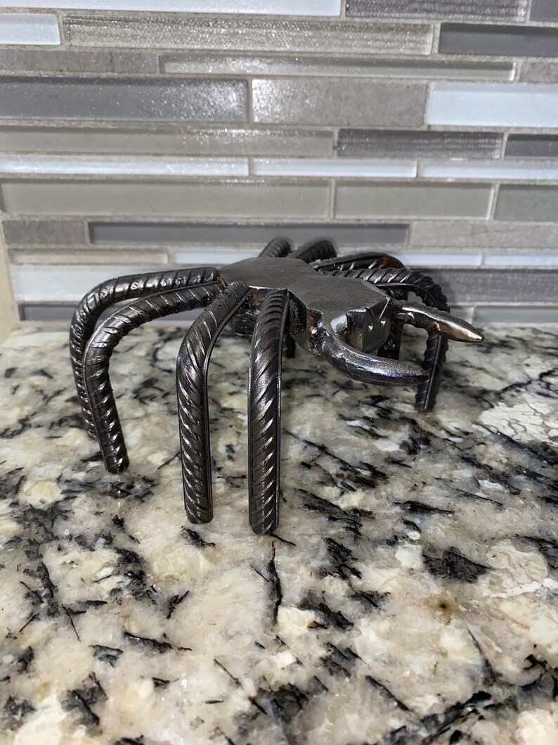 Scrap Metal Spider - Etsy