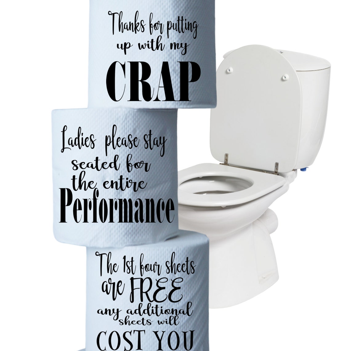 Toilet Paper Humor - Toilet Paper Money Roll - Money in a Roll of ...