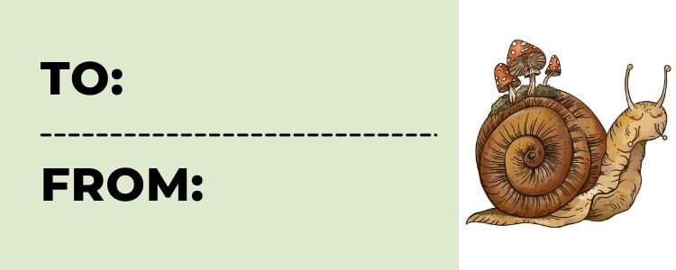 Cottagecore Gift Tag Stickers digital - Etsy