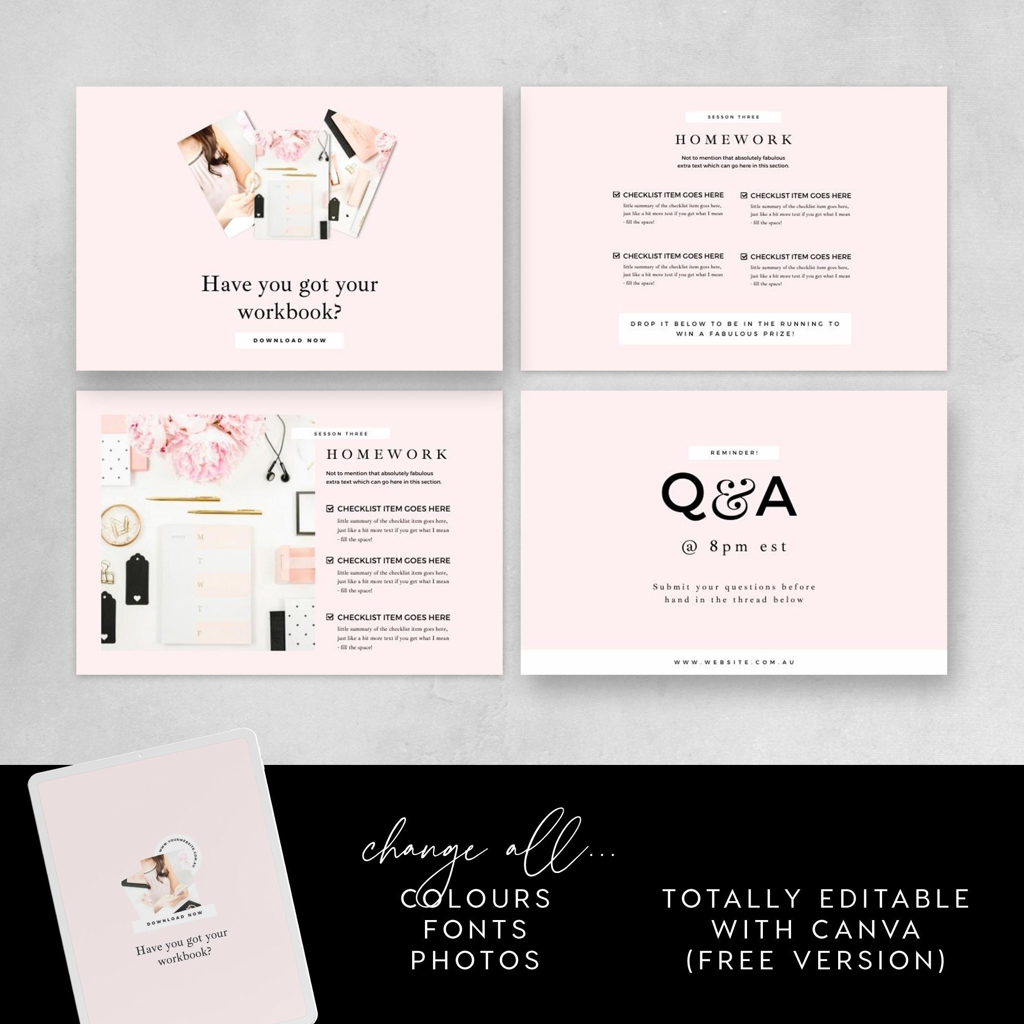 Launch Email Newsletter Header Templates INSTANT DOWNLOAD Course Launch ...