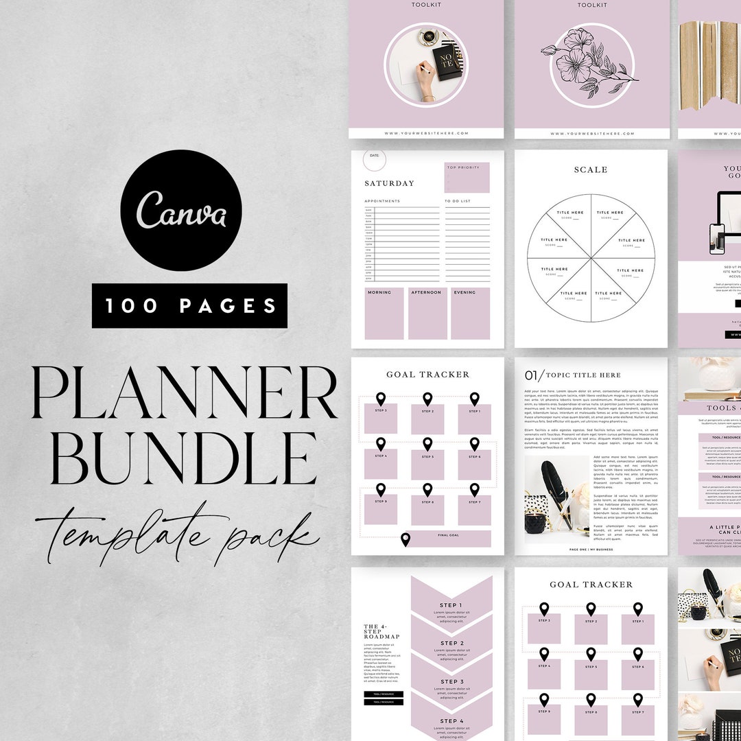 KDP Template Canva INSTANT DOWNLOAD Journal & Planner Template, Make ...