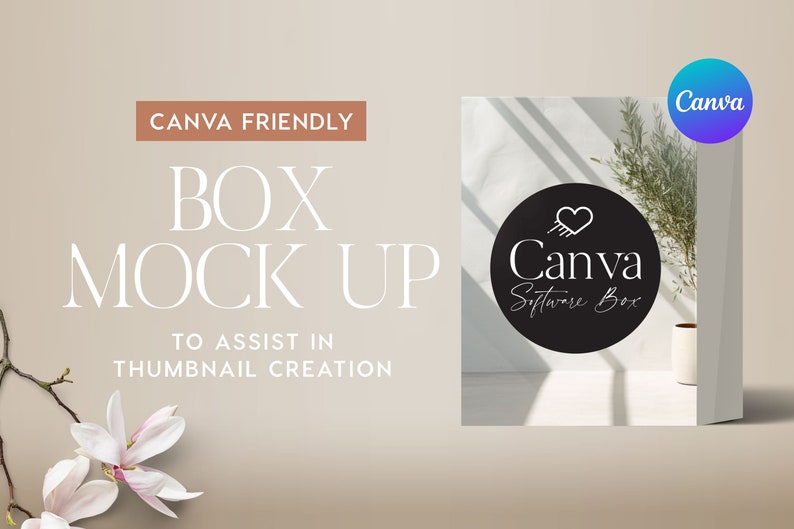 Software Box Mock Up, Digital Editable Packaging Box, Box Branding ...