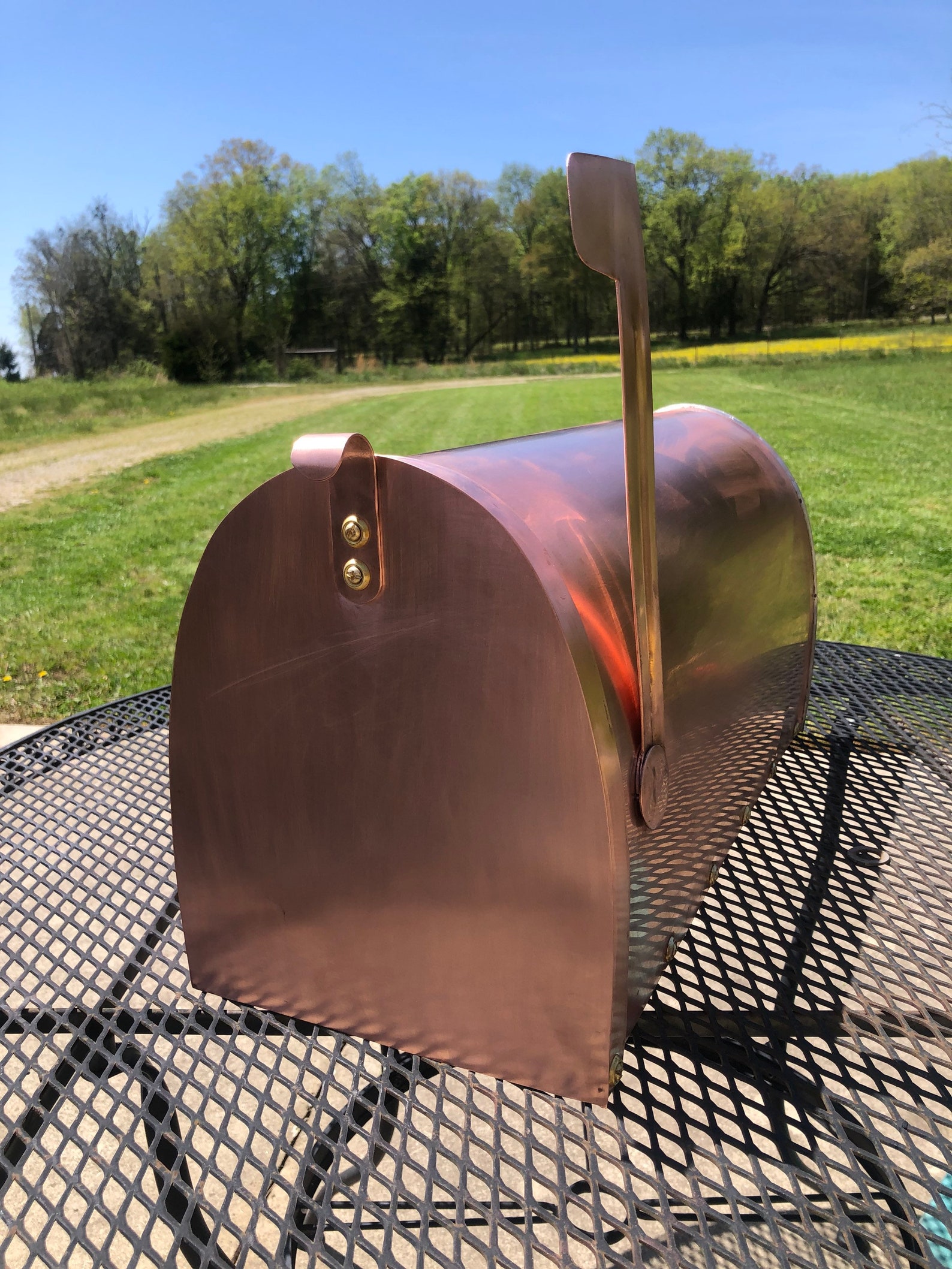 Copper Mailbox Hand Made - Etsy