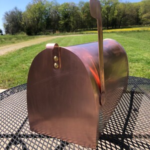 Copper Mailbox Hand Made - Etsy