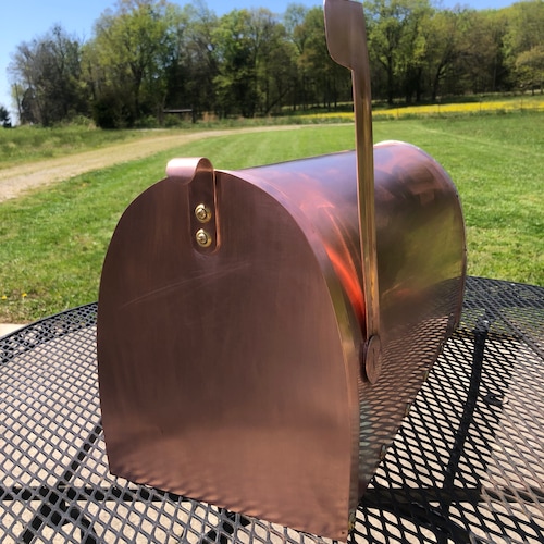 Copper Mailbox Hand Made - Etsy