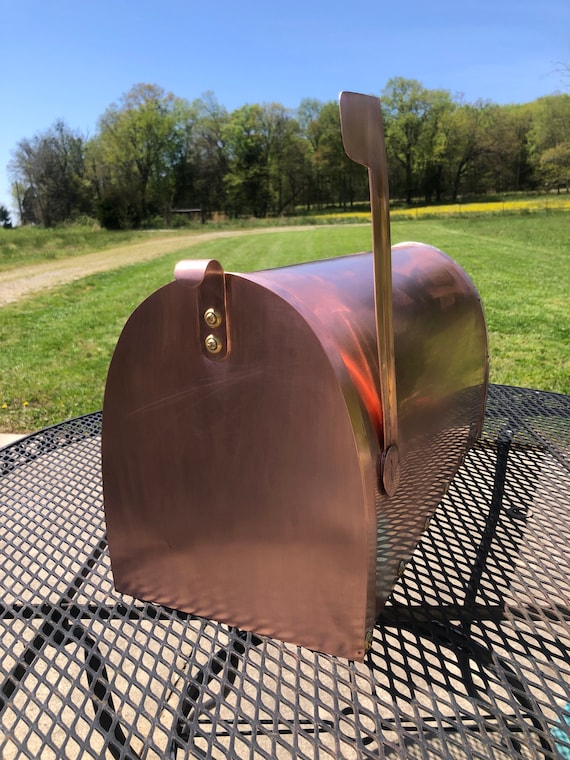 Copper Mailbox Hand Made - Etsy