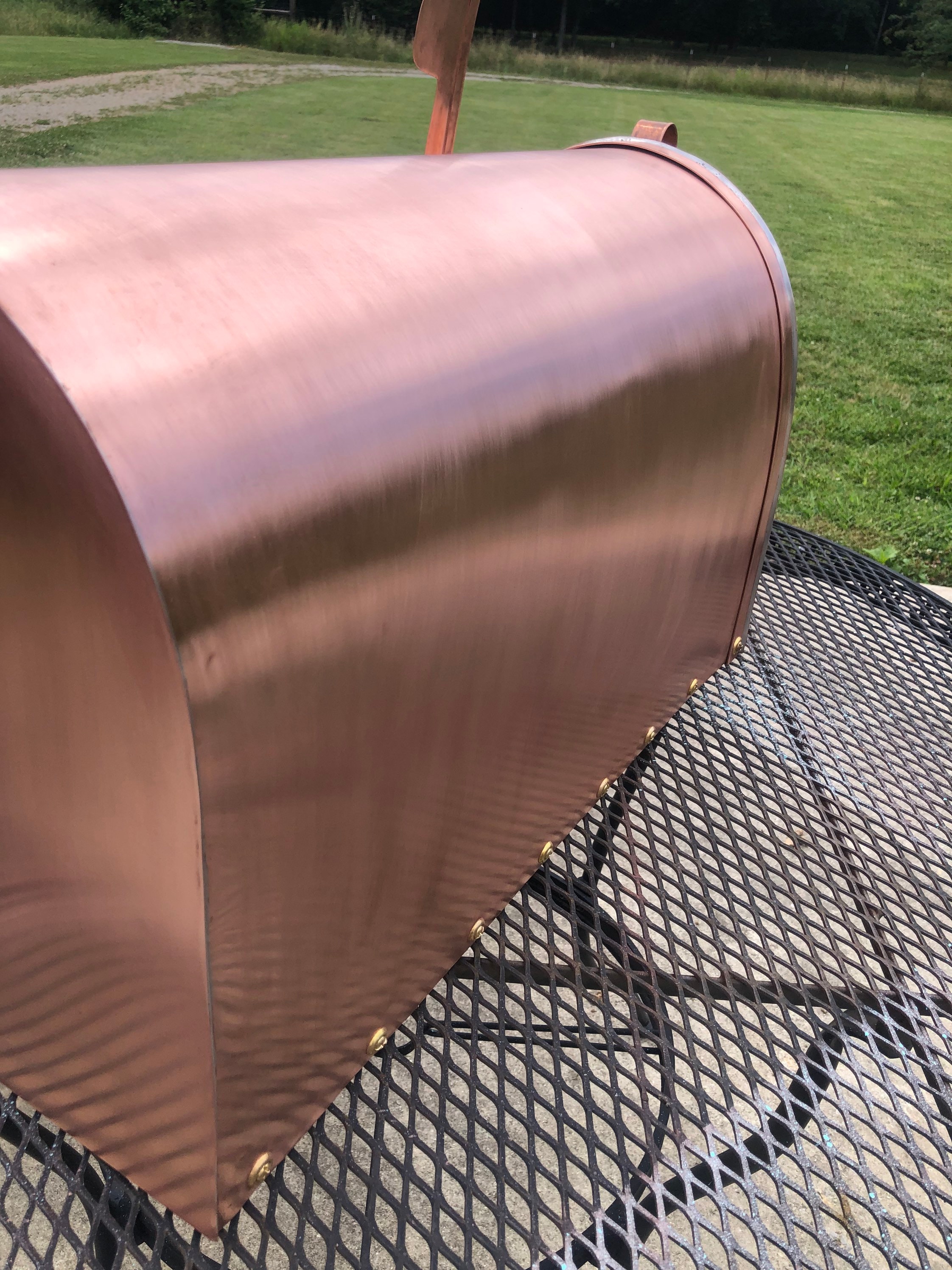 Large Copper Mailbox - Etsy