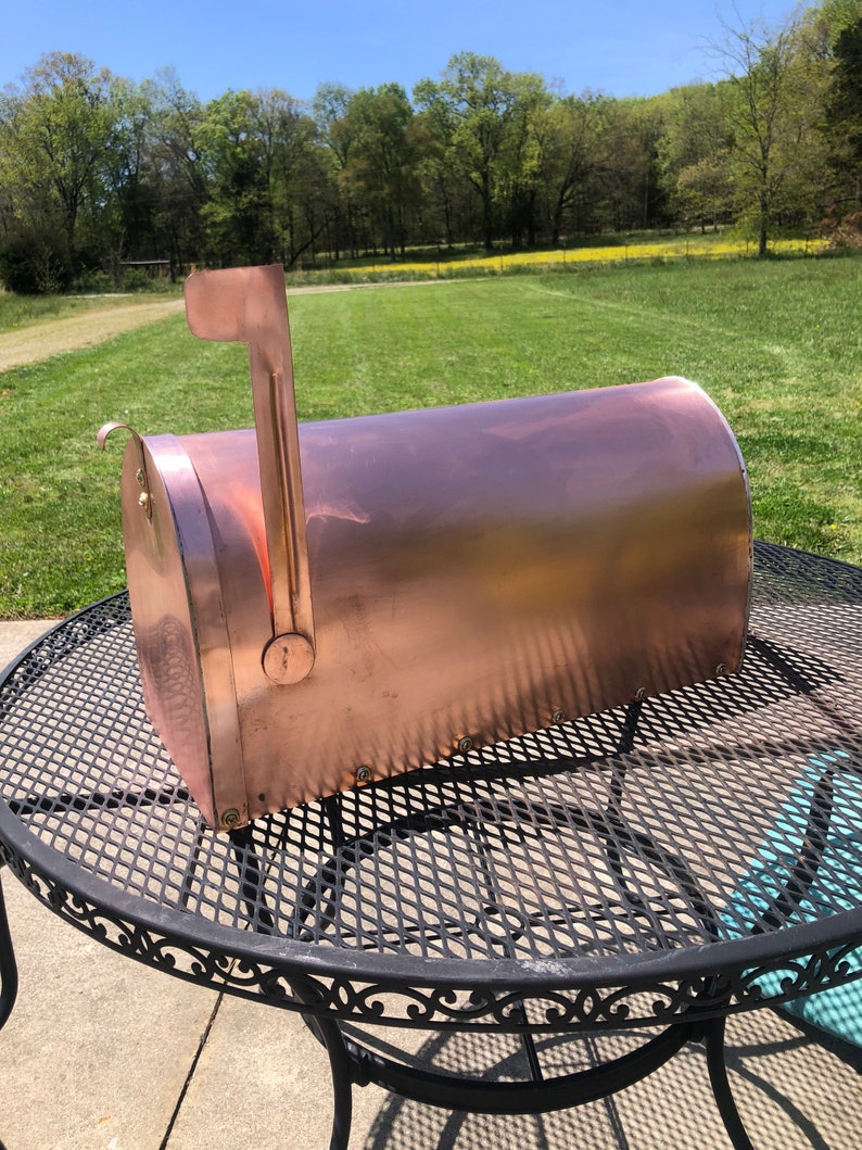 Copper Mailbox Hand Made - Etsy