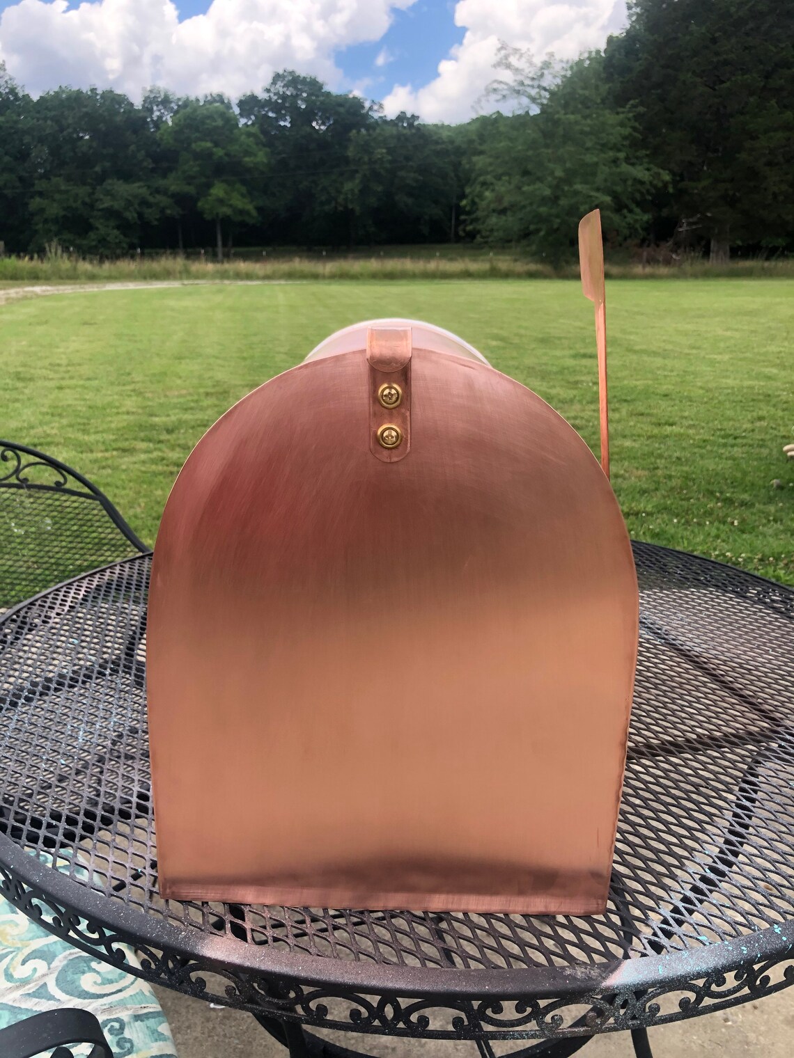 Large Copper Mailbox - Etsy