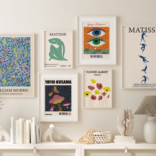 Henri Matisse Set of 6 Prints Gallery Wall Set Matisse Print - Etsy