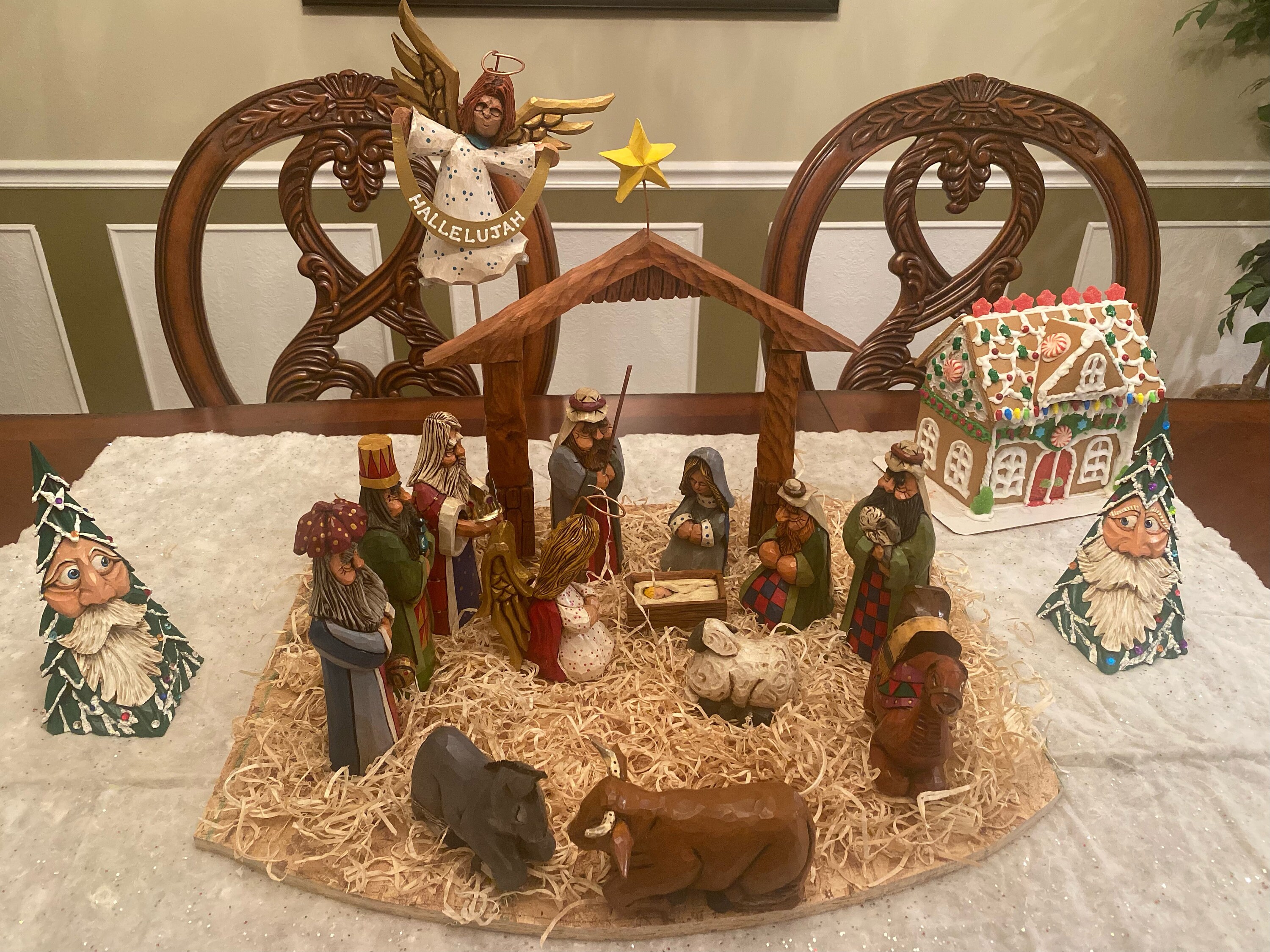 Custom Hand Carved Nativity Set pick and Match - Etsy
