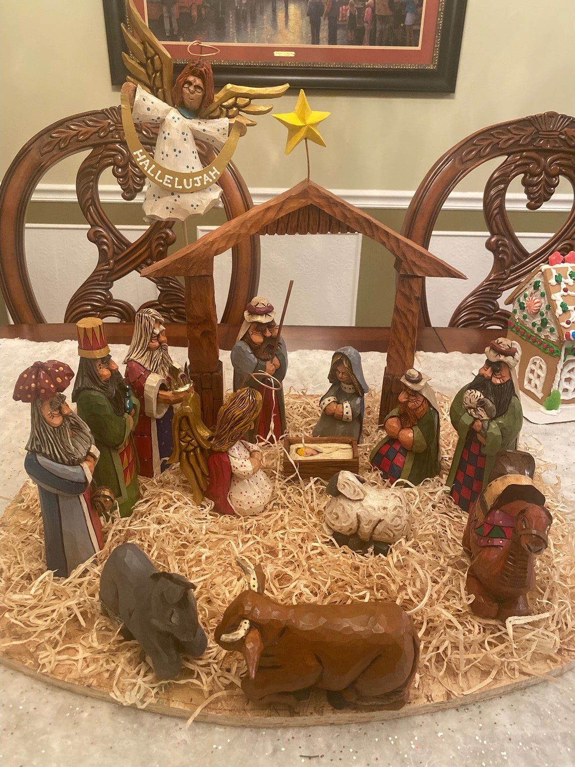 Custom Hand Carved Nativity Set pick and Match - Etsy