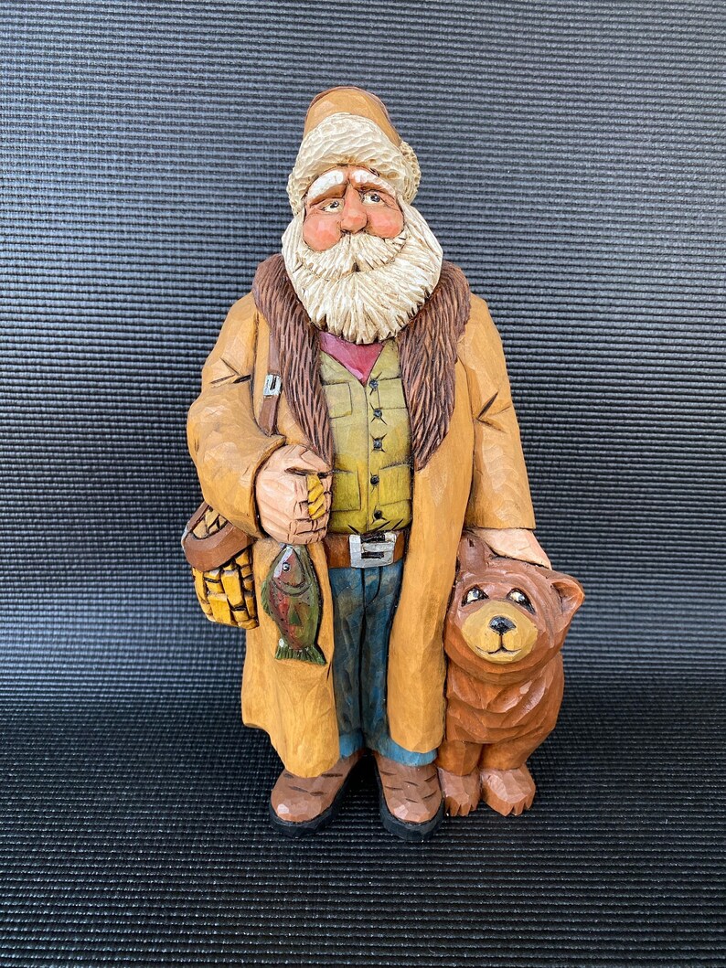 Fishing Santa - Etsy