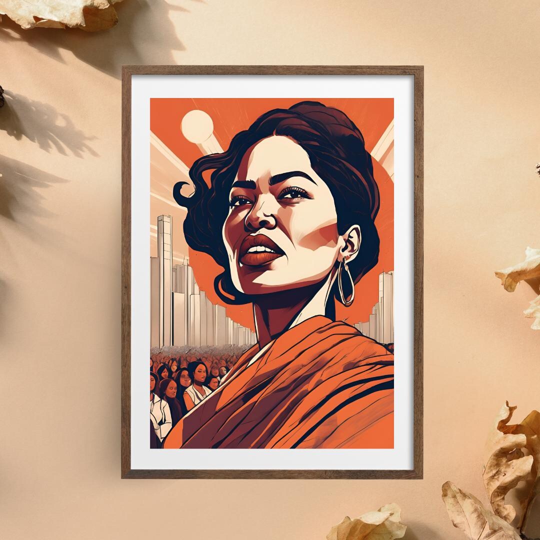 Powerful Women Poster - Feminist Art Print - Inspirational Wall Art ...