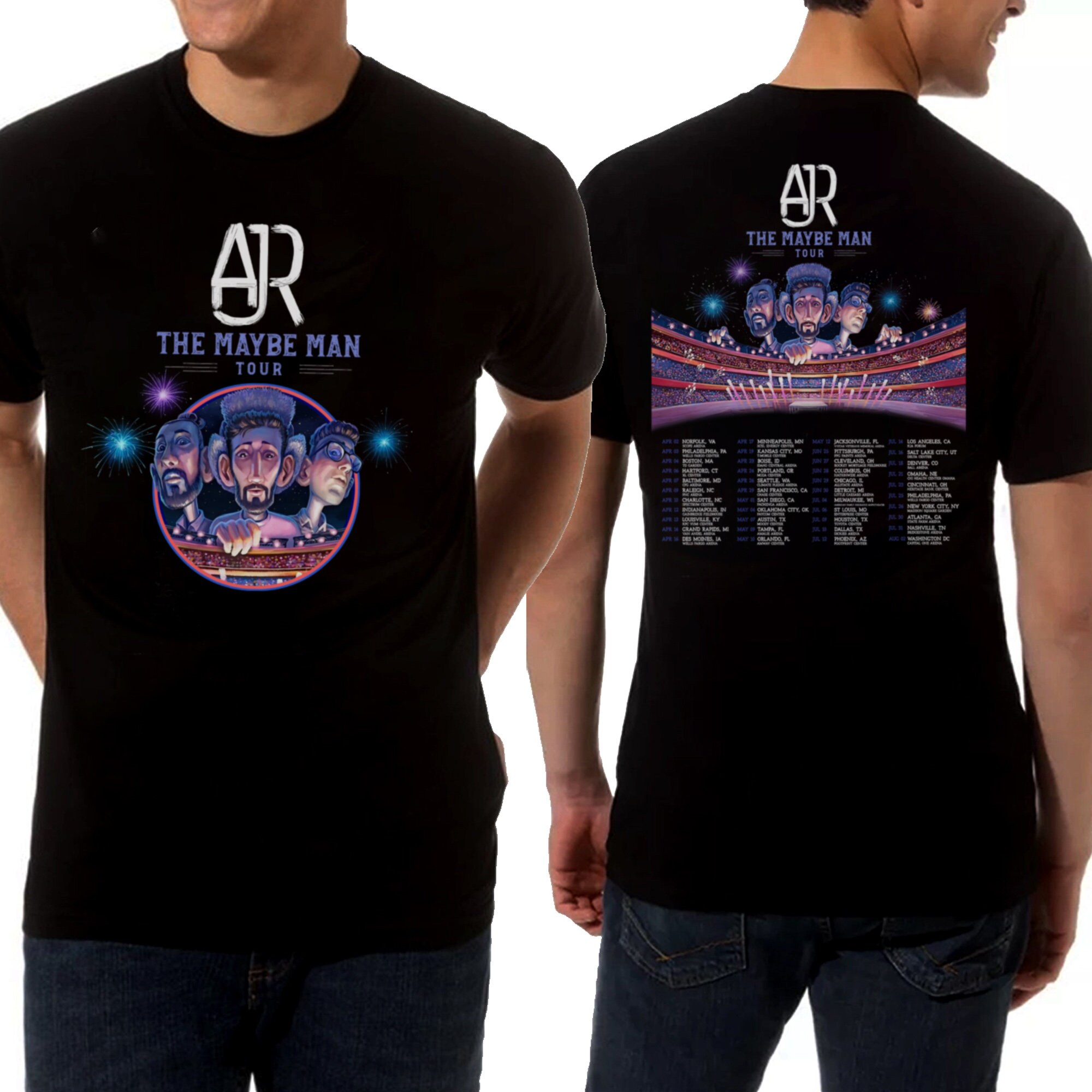 AJR The Maybe Man Tour 2024 Tour Shirt sold by Padmé Amidala | SKU ...