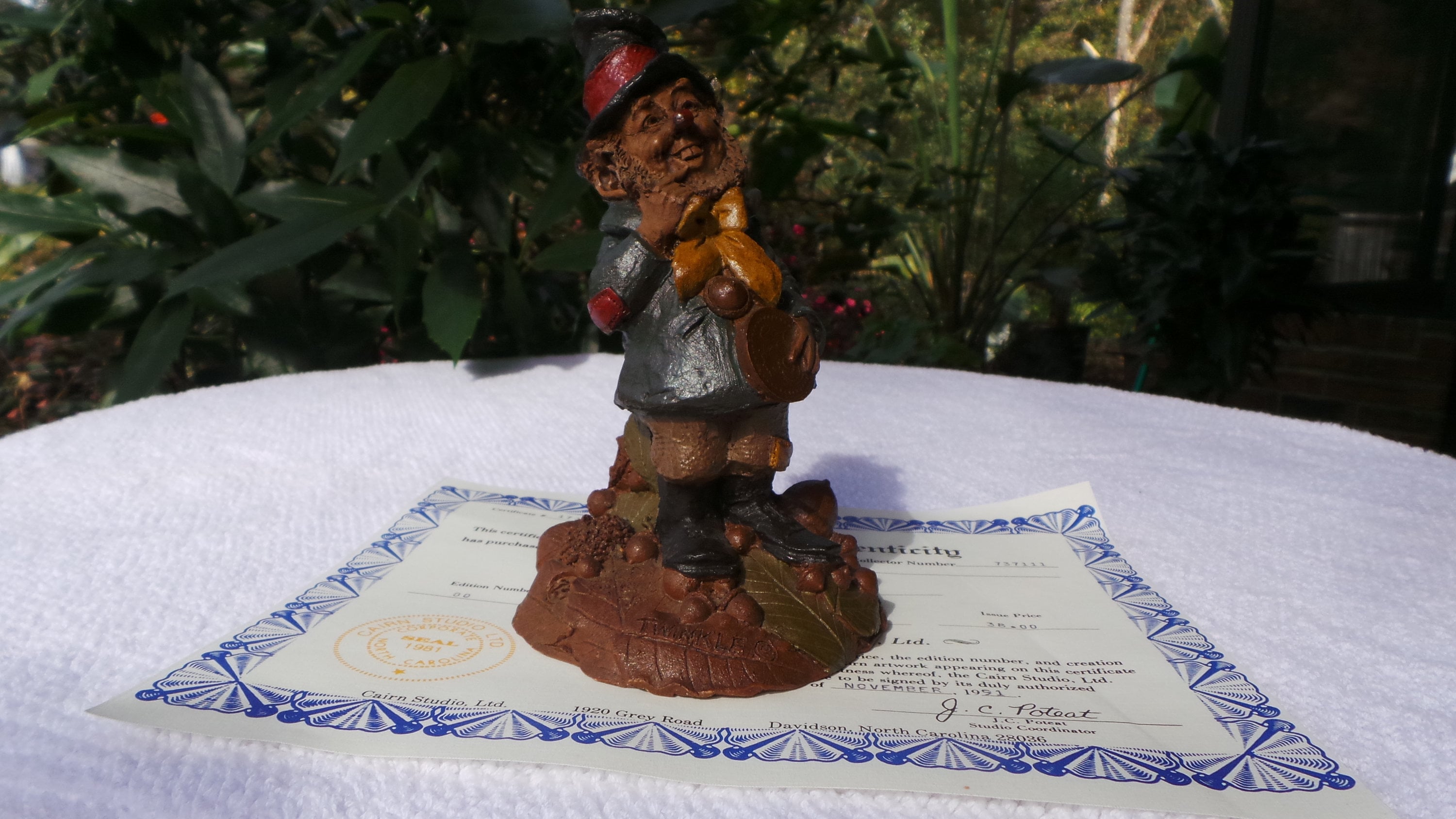 Tom Clark Vintage Retired Gnome TWINKLE 1987 Number 00 Sculpture ...