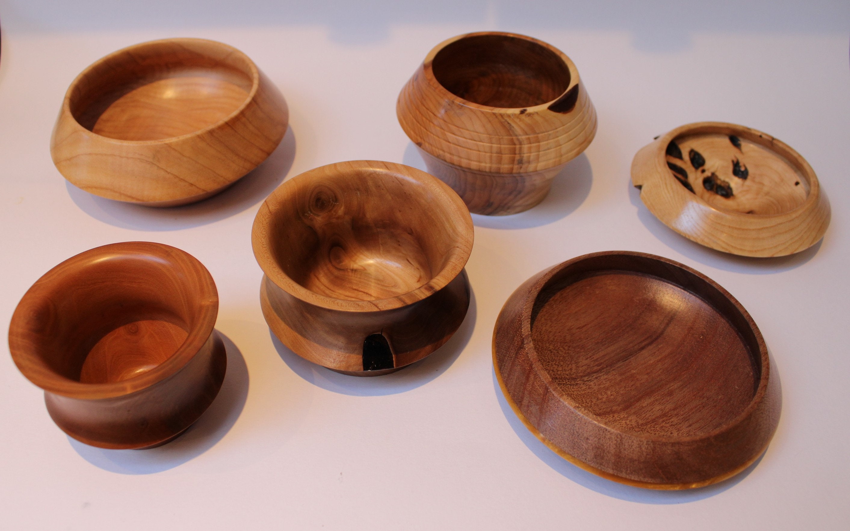 Collection of Small Unique Wooden Bowls - Etsy