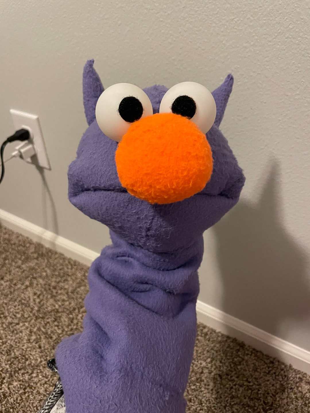 Purple Practice Puppet Head and Neck - Etsy