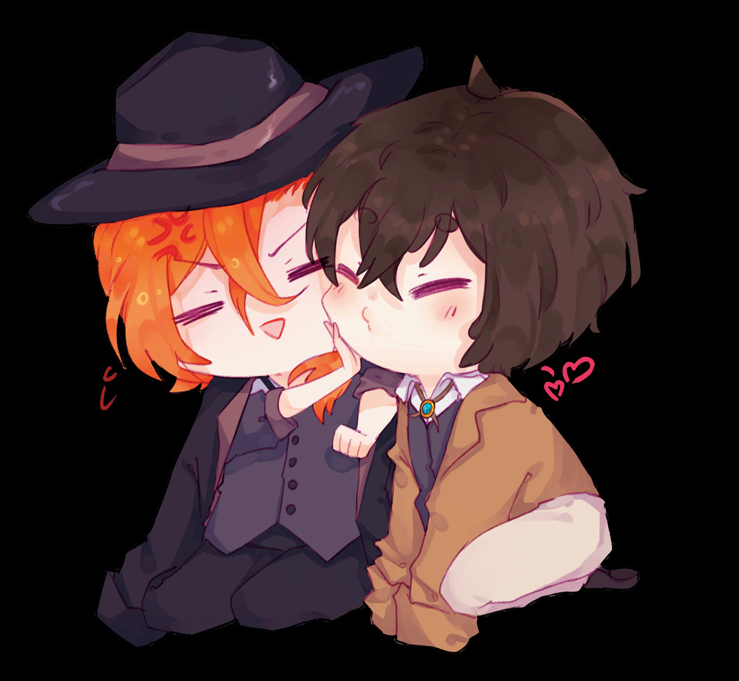 BSD Acrylic Keychains Soukoku Acrylic Keychain Poe and Karl Acrylic ...