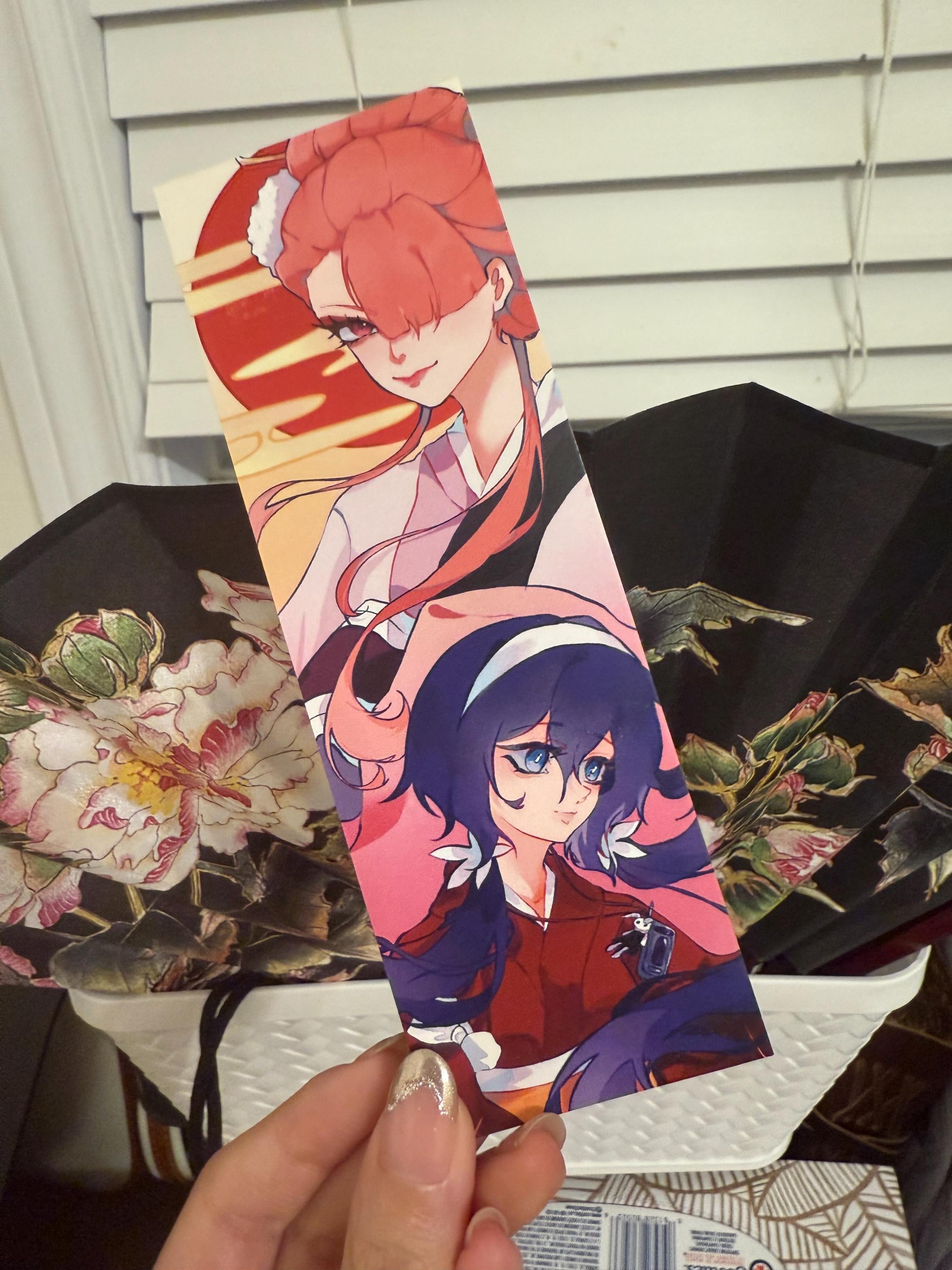 BSD Koyou and Kyoka BOOKMARK PRINT | Double Sized Print Bookmark on ...