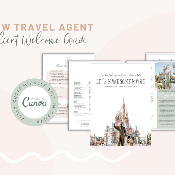 Travel Welcome Guide - Etsy