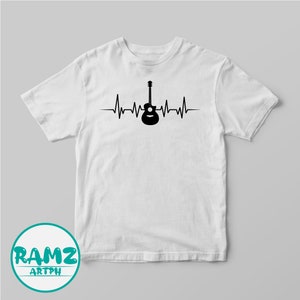 Acoustic Guitar SVG File Heartbeat - Guitar Svg, Acoustic Guitar Svg ...