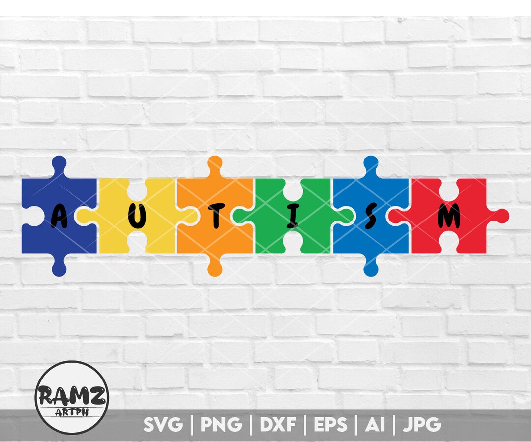 Autism Puzzle Svg, Autism Svg, Puzzle Piece Svg, Autism Awareness Svg ...