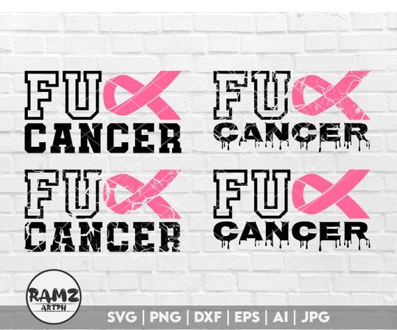Fu Cancer Svg Cancer Ribbon SVG Awareness Ribbon SVG Breast - Etsy UK