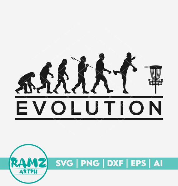 Evolution Disc Golf SVG Disc Golf Png Frisbee Svg Sports - Etsy