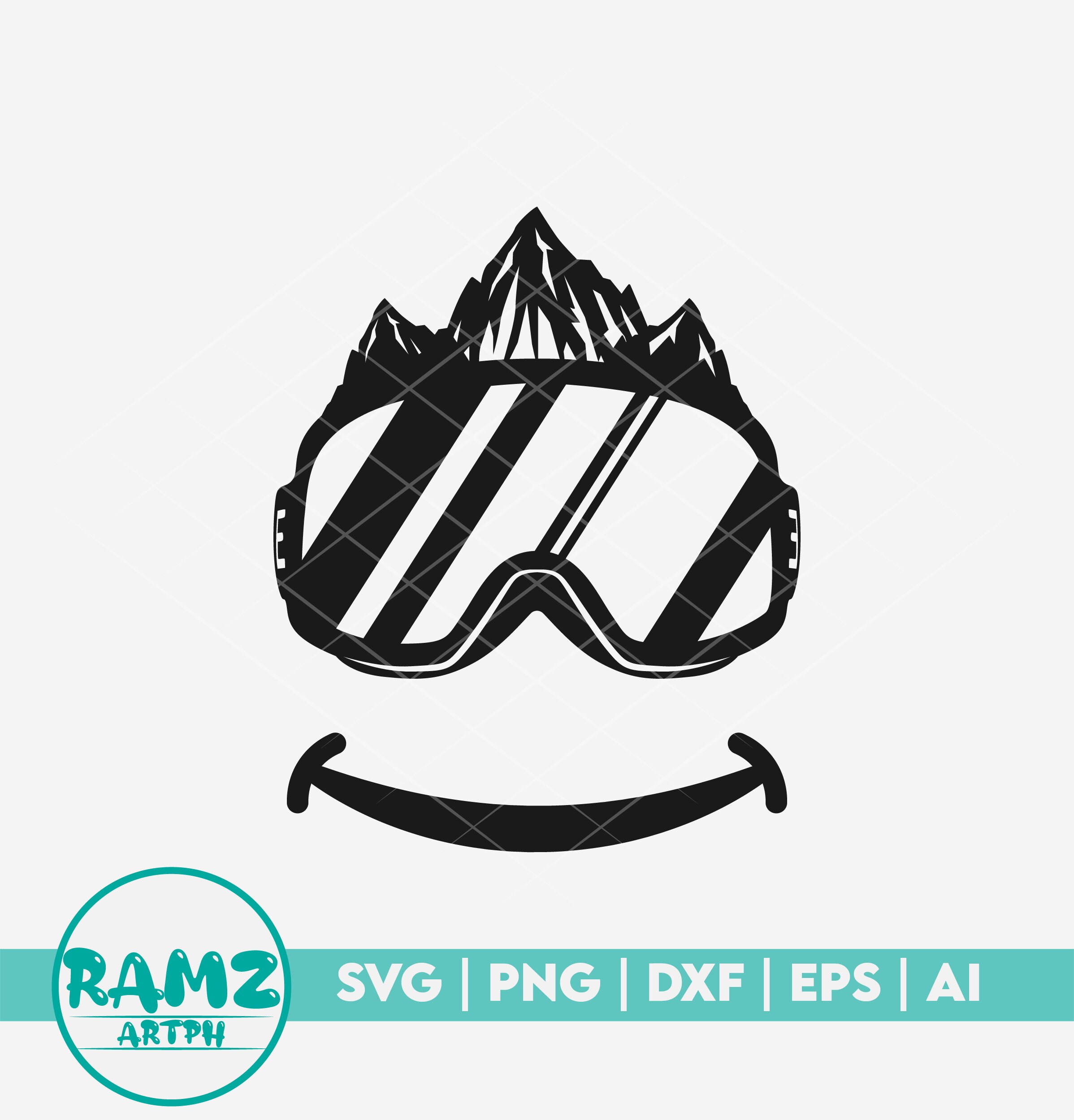 Snowboard SVG File Smile Snowboarding Svg Snowboard Svg | Etsy