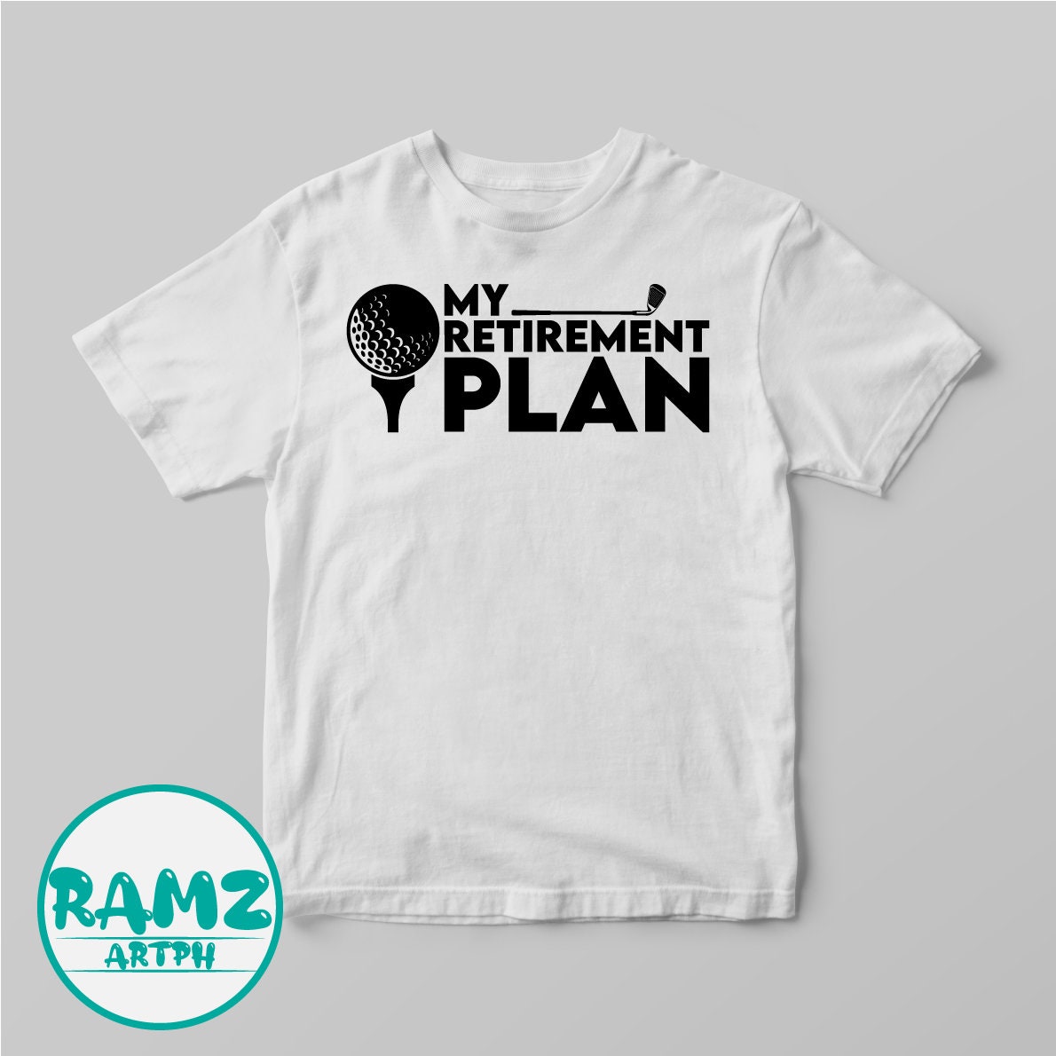 Golf SVG File My Retirement Plan Golf Svg Golfing Svg - Etsy