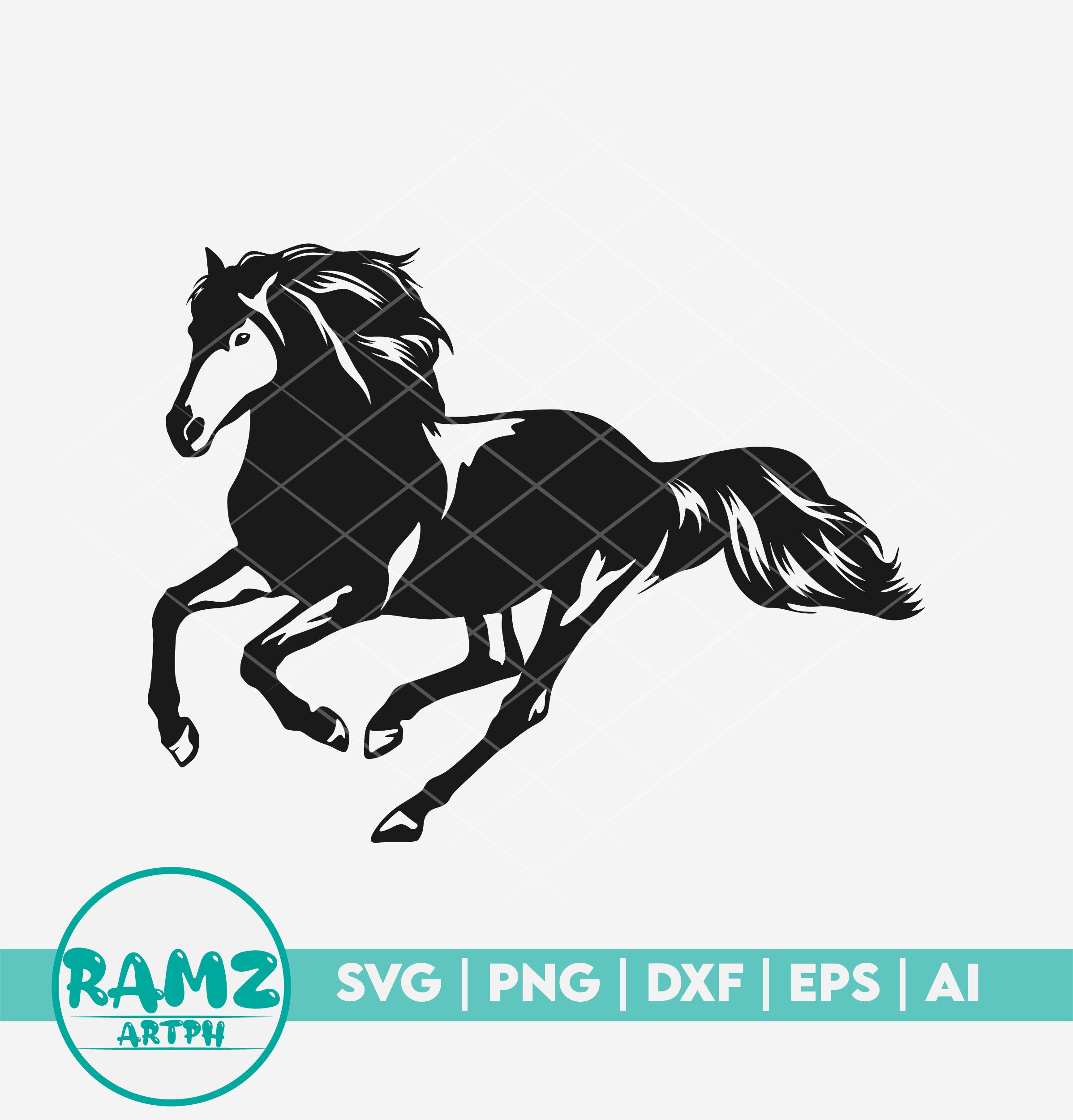Pferd SVG Datei Silhouette 1 Pferde svg Pferde Clipart | Etsy Österreich