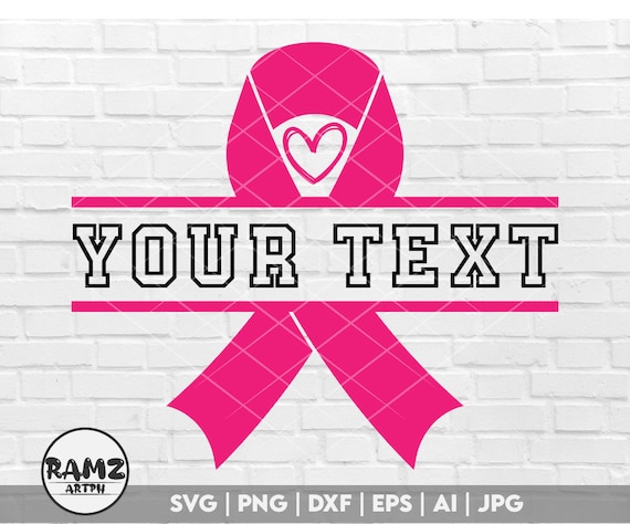 Ribbon Your Text Svg Cancer Ribbon SVG Awareness Ribbon SVG - Etsy Canada