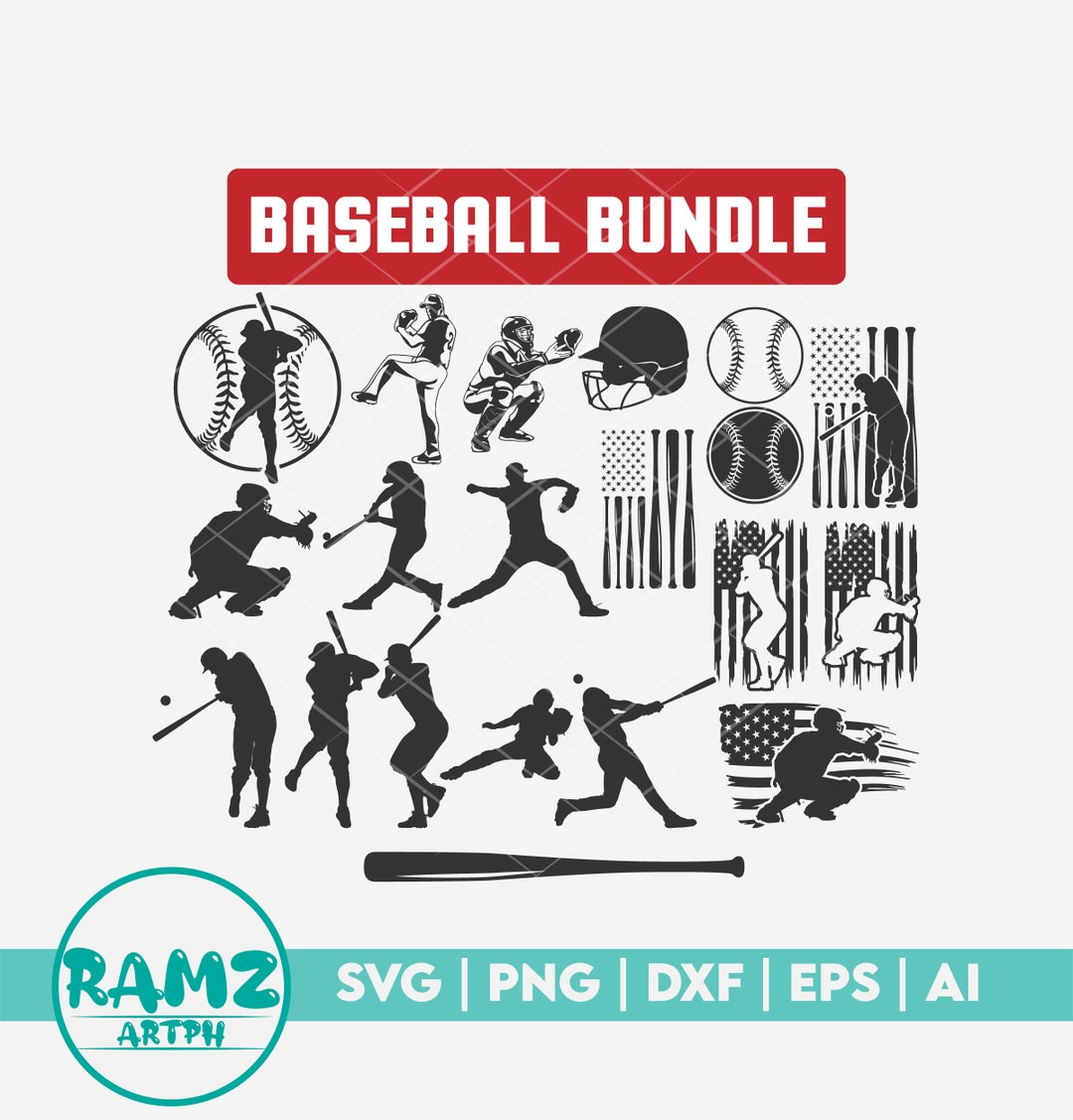 Baseball SVG File Bundle - Baseball Svg, Softball Svg, Sports Svg ...