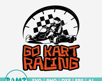 Go Kart Svg, Kart Racing Svg, Go Kart Racer Svg, for Go Kart Lovers - Etsy