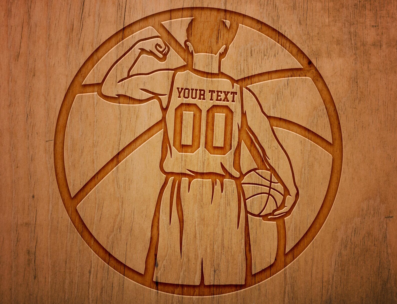 Basketball Backpost Ornament SVG - Personalized Name Svg, Basketball ...